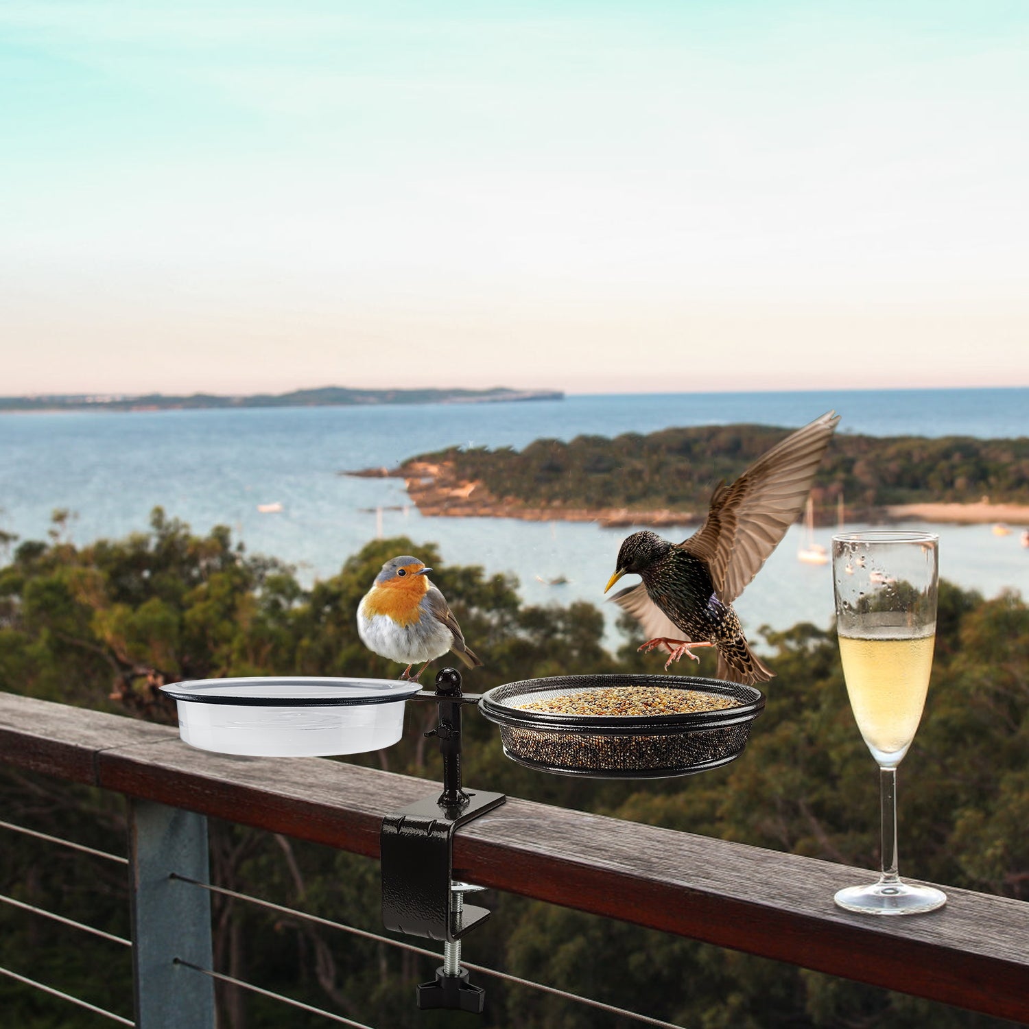 Elevate Your Birdwatching with the MIXXIDEA Deck Bird Feeders and Deck ...